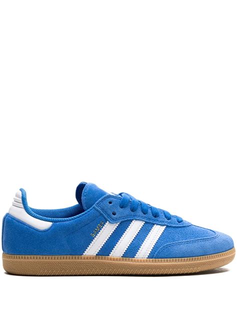Adidas Samba Adv Blue Bird Sneakers Blue Farfetch Uk