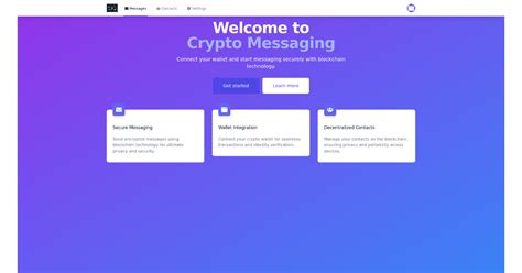 Messaging App Free React Tailwind Component