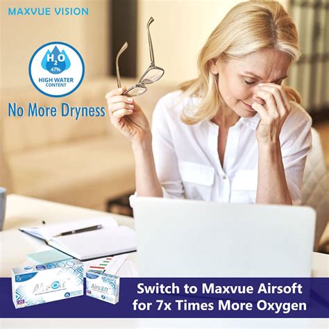Maxvue Airsoft Monthly Disposable Contact Lenses