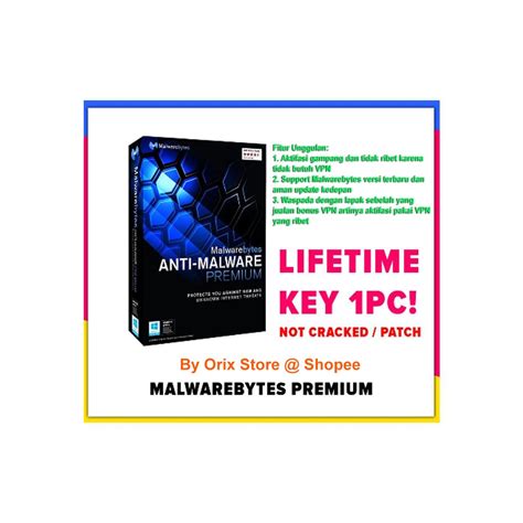 Jual Malwarebytes Anti Malware Premium Lifetime Pc Tanpa Ongkir Terbaru Shopee Indonesia