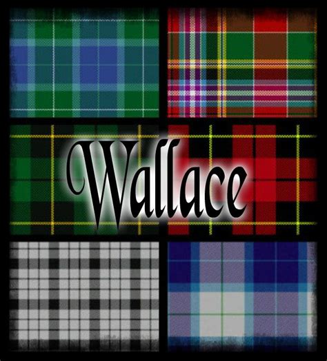 Wallace Tartans Wallace Tartan Scotland Castles Scottish Clans
