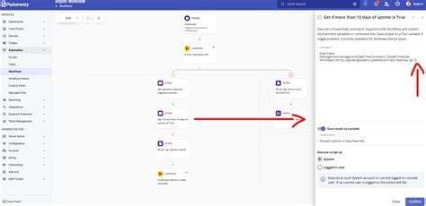 Create A Script To Display A Message To End Users Informing Them Of Their High Uptime And The