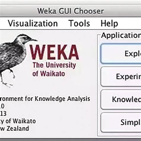 Weka Interface Illustration Download Scientific Diagram