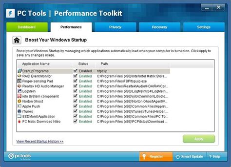 Pc Tools Performance Toolkit
