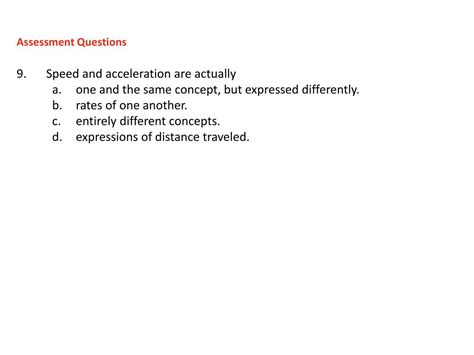 Ppt Sample Conceptual Physics Test Questions Powerpoint Presentation