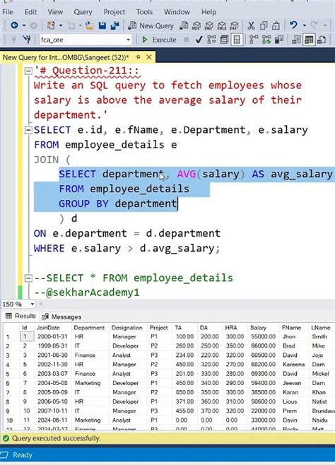 Sql Interview Question 211 Sql Mysql Oracle Interview Shorts Reels Coding