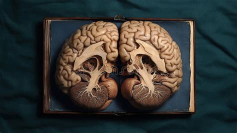Anatomical Model Of Human Brain Stock Illustration Illustration Of White Medicine 376245307