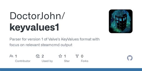 GitHub DoctorJohn Keyvalues1 Parser For Version 1 Of Valve S