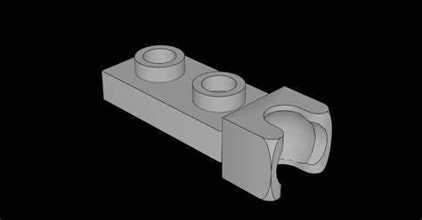 Lego Compatible 14418 Dat Plate 1 X 2 With Socket Joint 8 With Friction By Thall72 Download