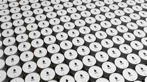 은색 금속 오일 배럴의 그리드에 대한 평면도 많은 연료 탱크 석유 산업 개념 3d 렌더링 일러스트레이션 3차원 형태에 대한 스톡 사진 및 기타 이미지 Istock