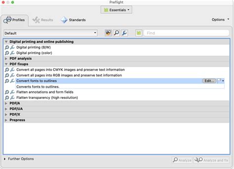 Solved Acrobat Preflight Convert Fonts To Outlines Missin Adobe