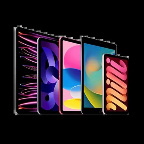 An Image Of Various Ipad Models