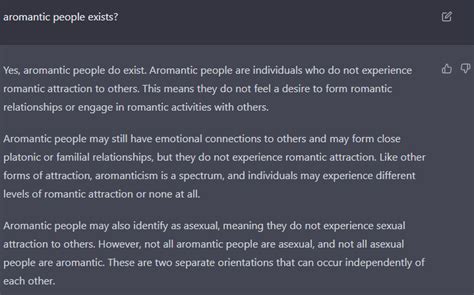 chat gpt ai validate us r aromantic