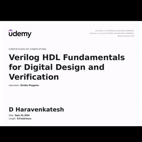 Verilog Eda Ece D Haravenkatesh