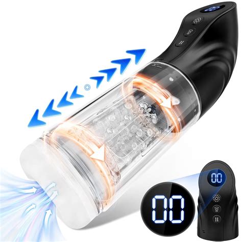 3 In 1 Automatic Men Masturbator With Lcd Dsiplay Male Sex Toy Sohimi