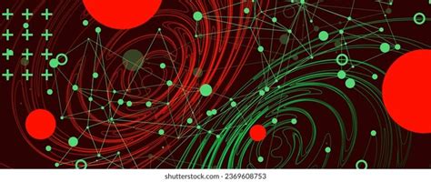 Template Science Technology Presentation Plexus Style Stock Vector Royalty Free 2369608753