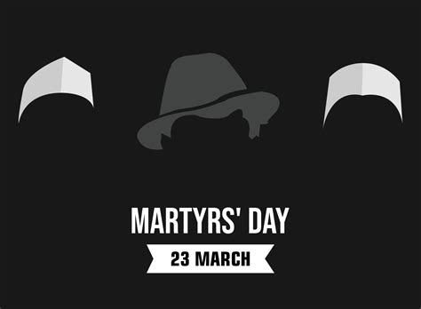 Shaheed Diwas Martyrs Day 23 March Vector Illustration 20866372 Vector