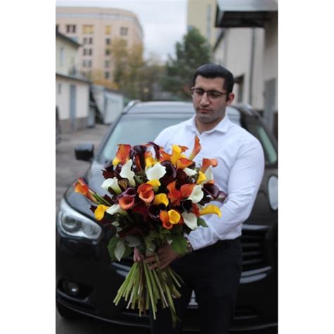 Микс из 75 калл с осенней зеленью