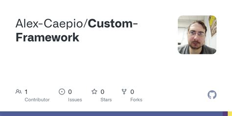 Github Alex Caepiocustom Framework