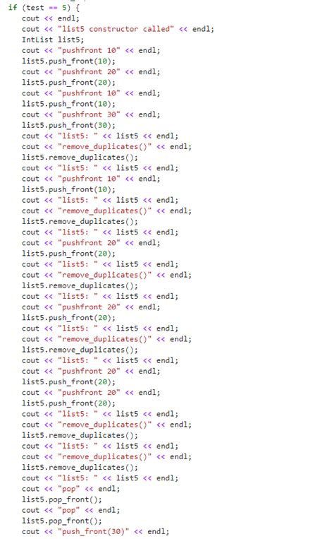 Solved Intlist Lab Specifications You Are Required To Come