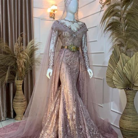 Rose Gold Baju Pengantin Warna Peach Baju Kahwin Warna Peach Ivy