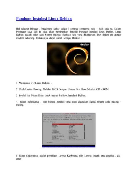 Panduan Instalasi Linux Debian Pdf