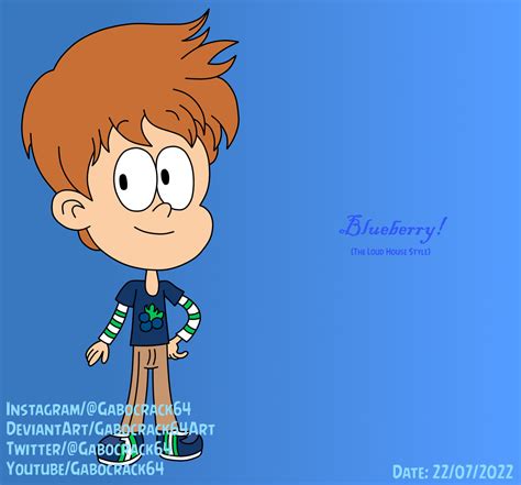 Blueberry The Loud House Style By Gabocrack64art On Deviantart