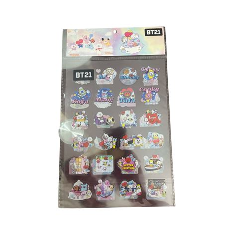 Sticker Diseño Bt21 Productos Papeleria Kawaii Al Por Mayor Envíos A Todo Chile