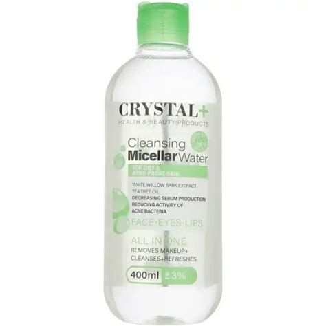 خرید و قیمت تونر صورت پوست چرب و مستعد جوش کریستال پلاس 400 میلی لیتر ترب