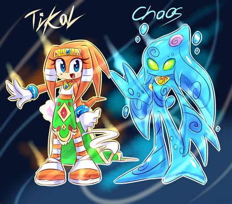 Woss Tikal And Chaos By Y Firestar On Deviantart