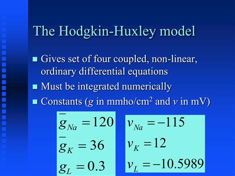 Ppt Computational Biology Part 20 Stochastic Modeling Neuronal