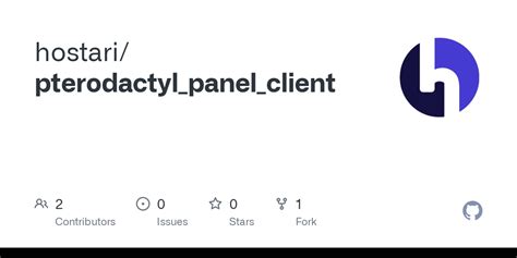 Github Hostaripterodactylpanelclient