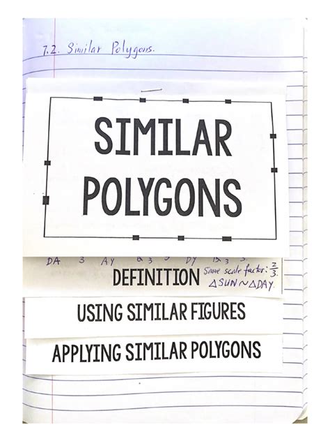 72 Similar Polygon Notes Pdf