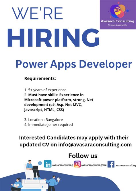 avasara consulting on linkedin hiring powerapps microsoftpowerplatform hiring powerapps…