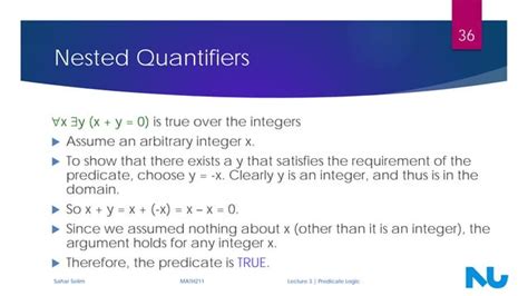 Discrete Mathematics Lecture 2 Predicate Logic Pdf
