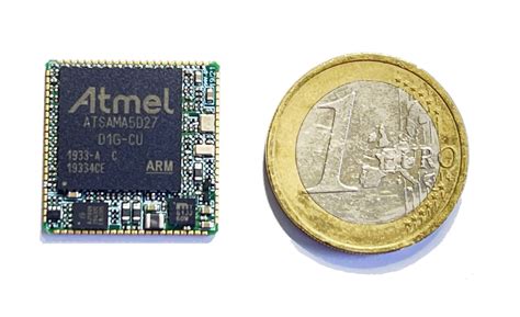 hanesom is a 4 cm2 arm linux module powered by microchip sama5d2 sip