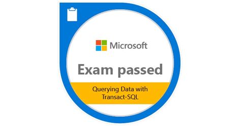 Exam 761 Querying Data With Transact Sql Was Issued By Microsoft To Edyta Trzcinska Edyta