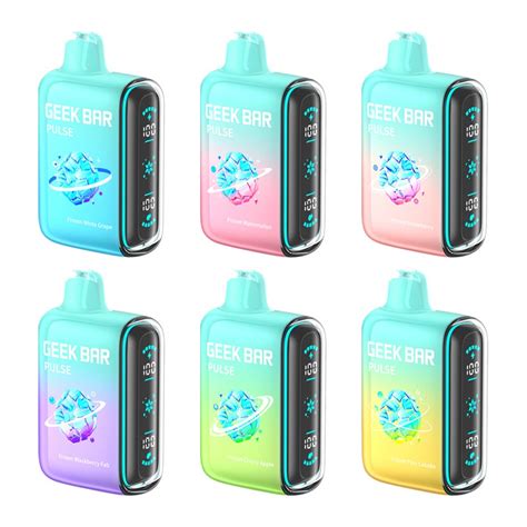 Geek Bar Pulse 15000 Frozen Edition Disposable Vape Kit 16ml Vapesourcing