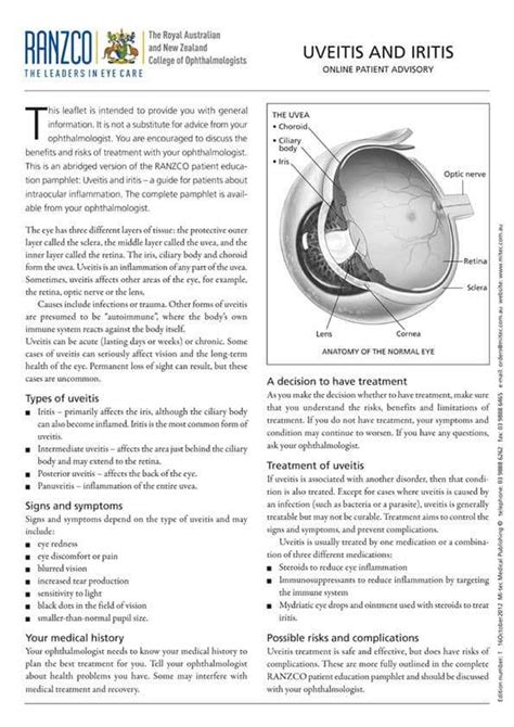 Uveitis And Iritis Learn More About Treatments At Dr Jai Eye Centre