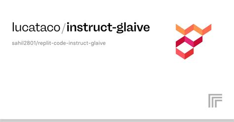 lucataco instruct glaive run with an api on replicate