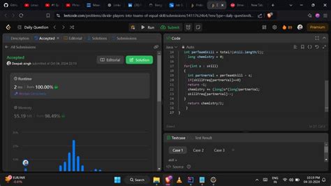 Deepak Kumar Singh On Linkedin Leetcodechallenge Codingjourney