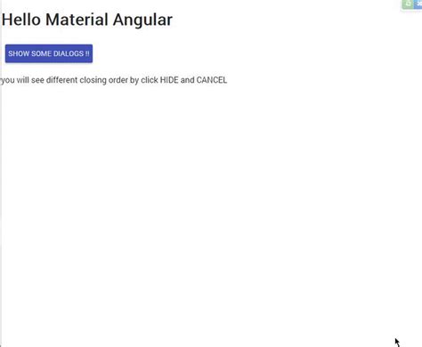 Interim Stack Order Multiple Dialog · Issue 6912 · Angularmaterial · Github