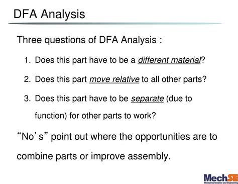 Ppt Me 350 Lecture 14 Dfa Part 2 Powerpoint Presentation Free