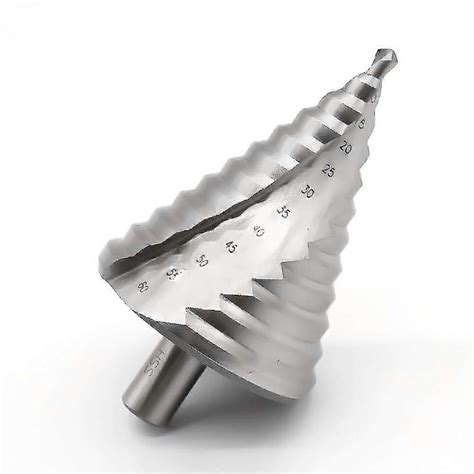 Large Set Of Mm HSS Stepped Taper Drill Bits Helical Groove In Sizes Cobalt Tapered Hole