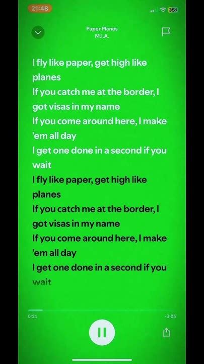 Paper Planes — Mia Lyrics Youtube