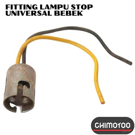Jual Fitting Cop Socket Lampu Rem Stop Universal Motor Bebek Shopee Indonesia