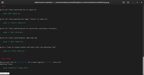 Display Linux Commands Cheatsheets Using Eg Ostechnix