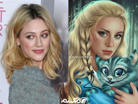 هنرمندی افراد مشهور را به سبک شخصیت های دیزنی ترسیم کرد و نتایج آن