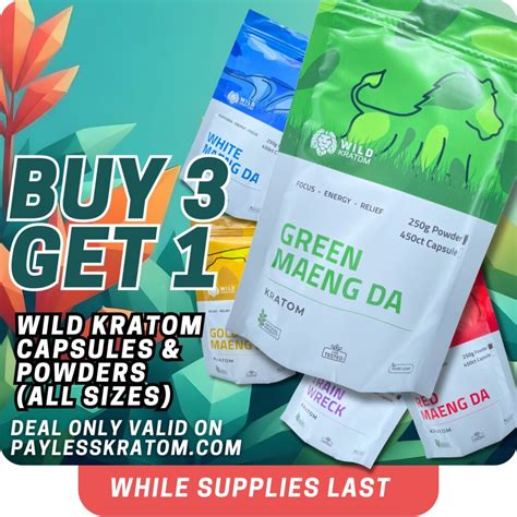 Buy Wild Kratom Green Maeng Da Kratom Powder