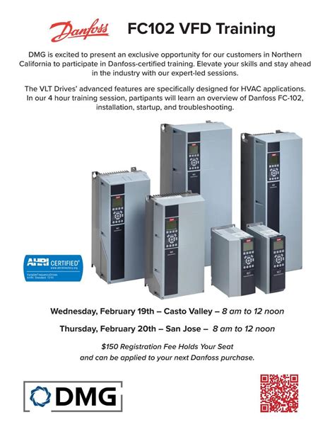 Danfoss Factory Fc 102 Vfd Training Is Coming To The Bay Area Its A… Anthony Fryer